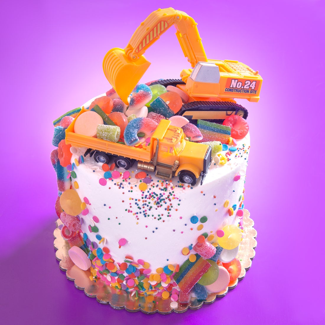 Candy Construction Cake | The Sugar Bakery