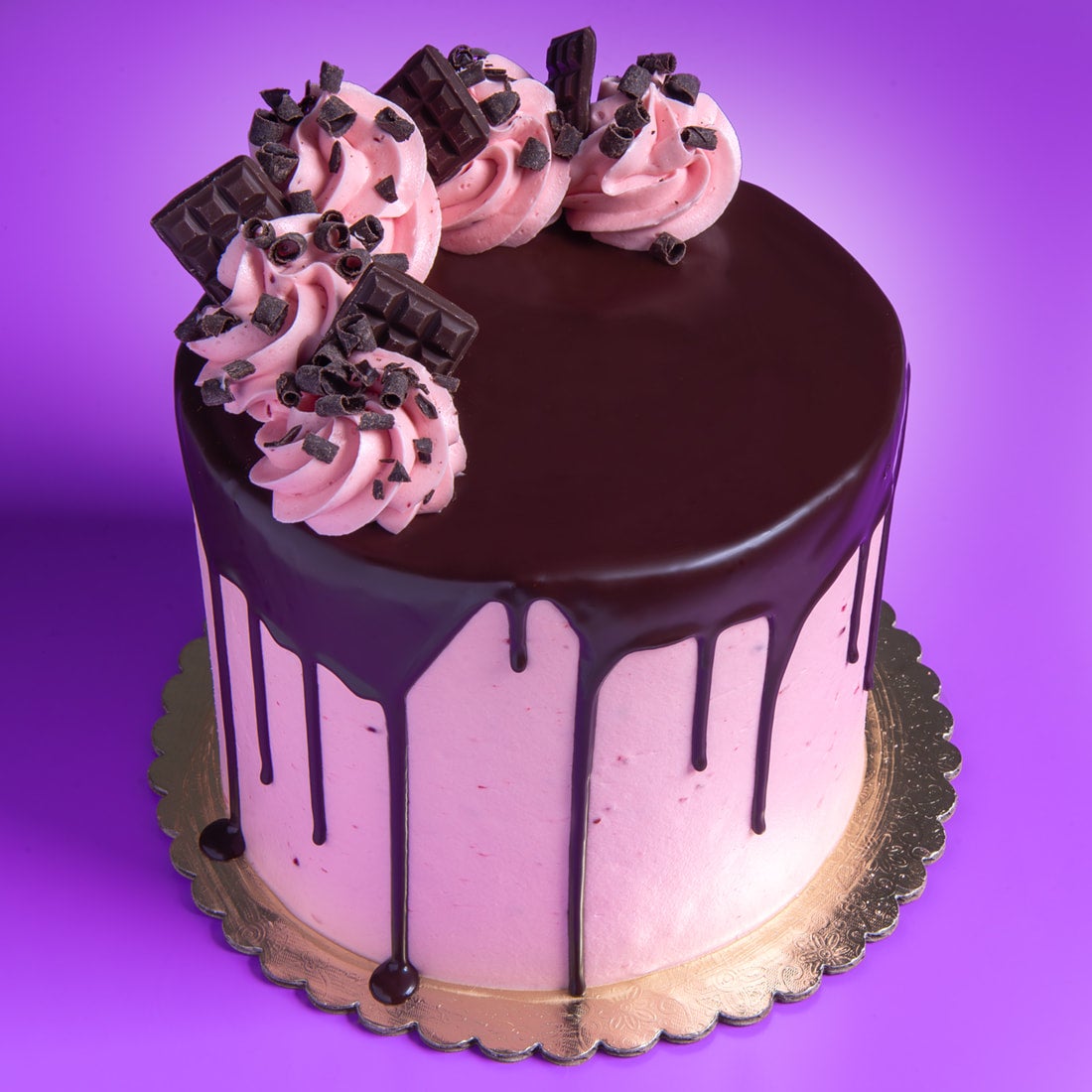 Raspberry Chocolate Drip Cake | The Sugar Bakery