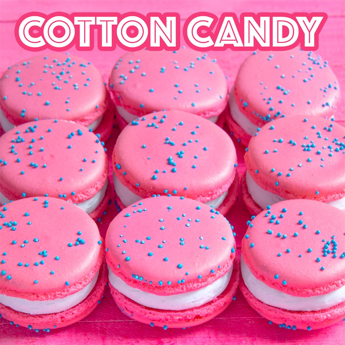 Cotton Candy French Macaron | The Sugar Bakery