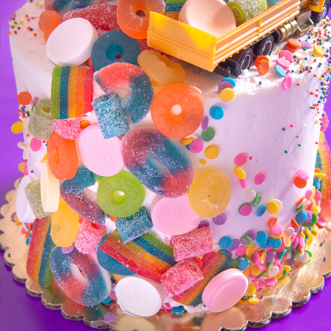 Candy Construction Cake | The Sugar Bakery