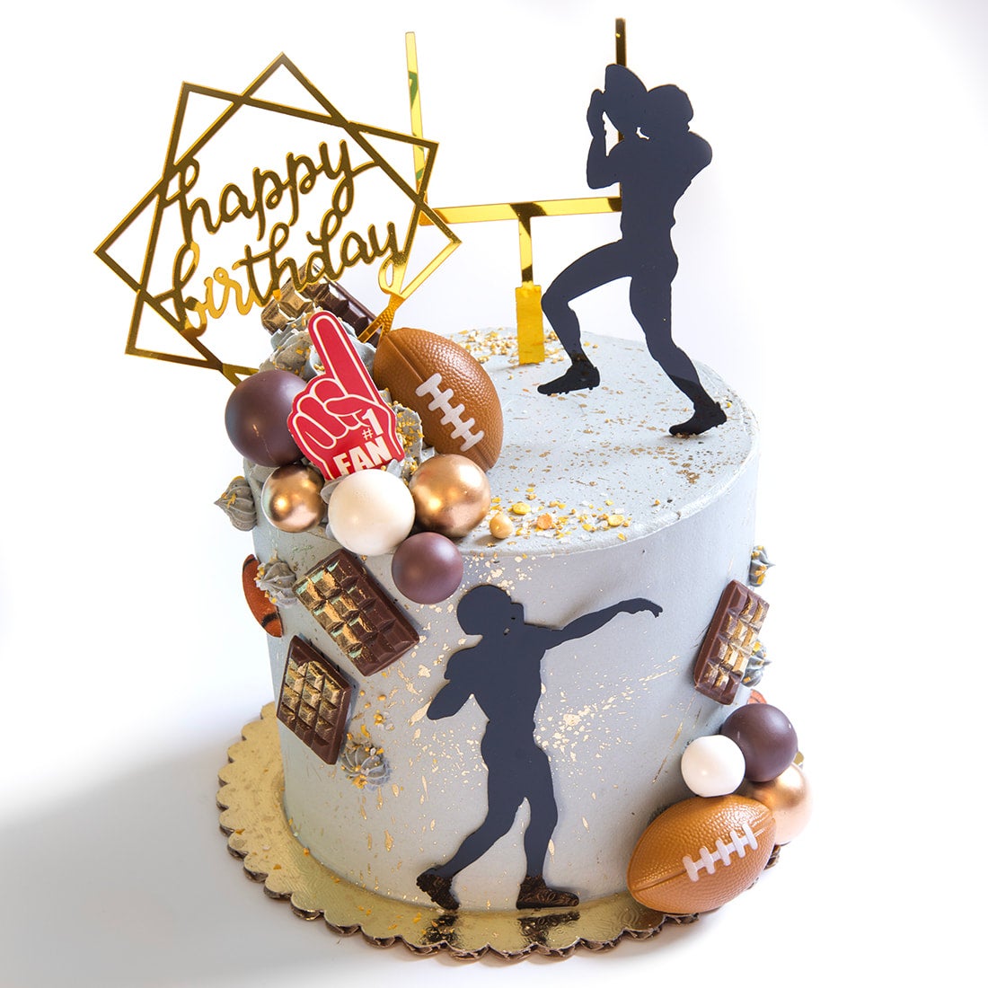 halloween football cake