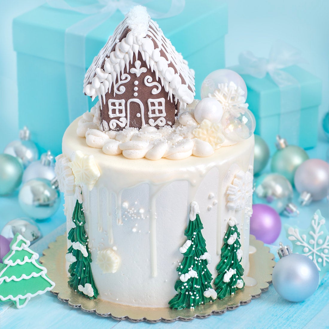 Winter Wonderland Cake | The Sugar Bakery