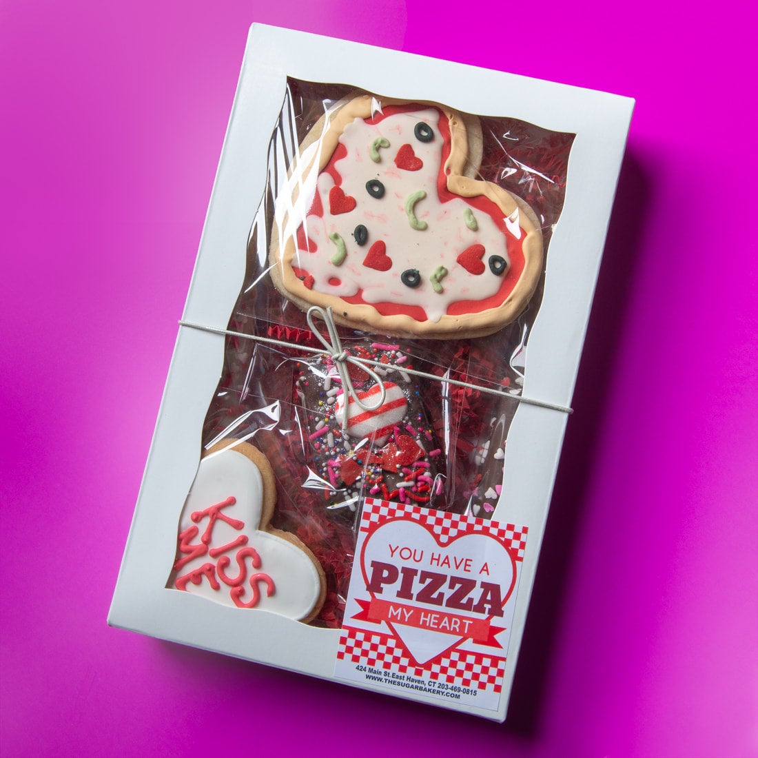 Pizza My Heart Cookie Gift Box | The Sugar Bakery