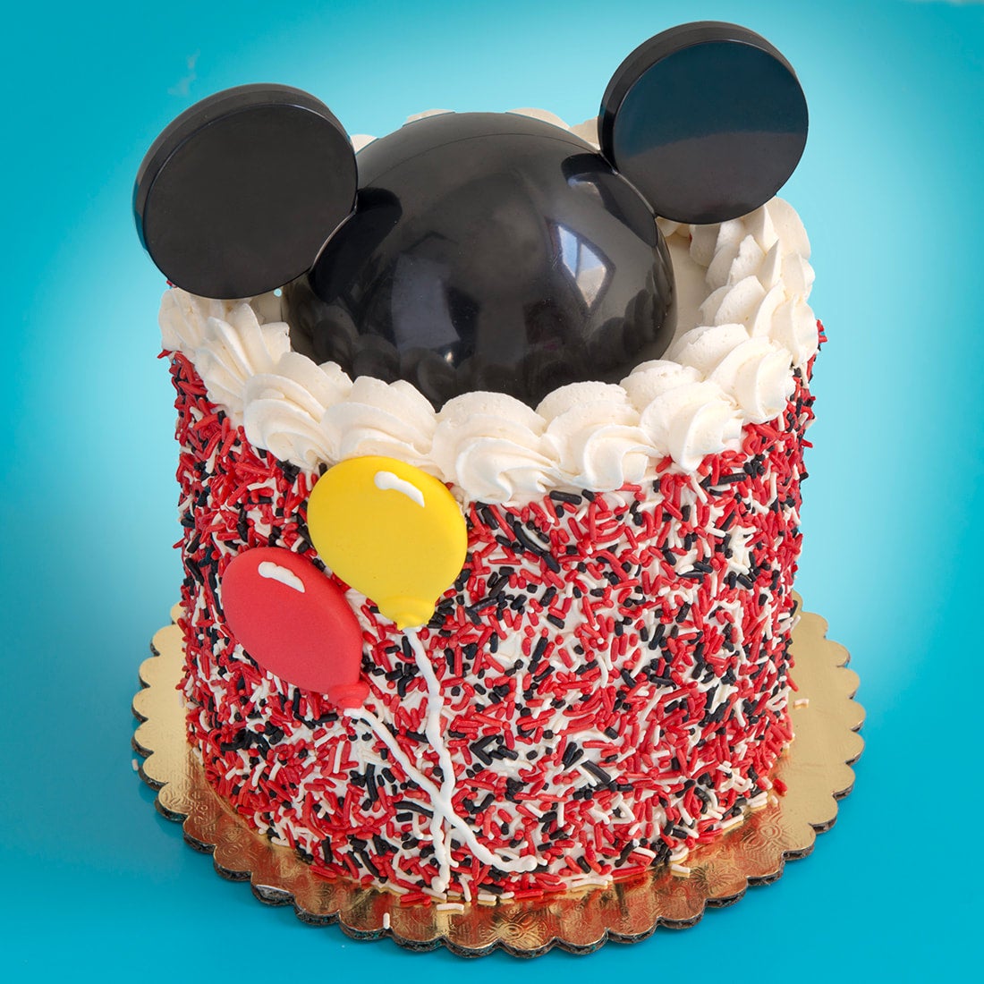 Mickey Mouse Smash Cake Homemade
