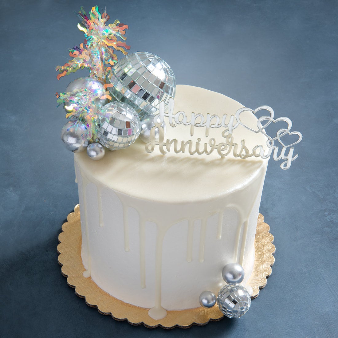 Silver Anniversary Cake | The Sugar Bakery