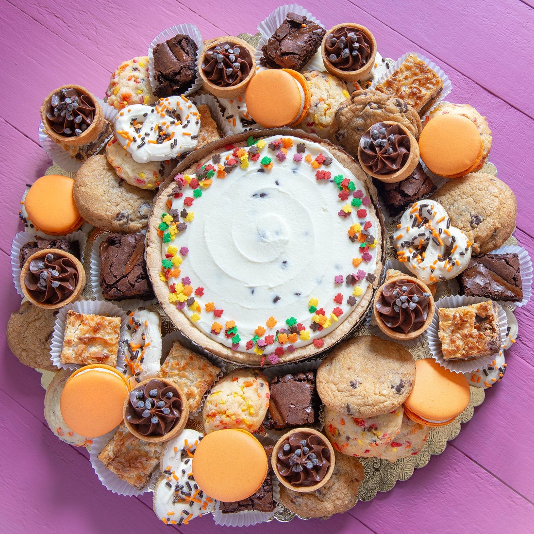 Cannoli Tart and Cookie Dessert Tray | The Sugar Bakery