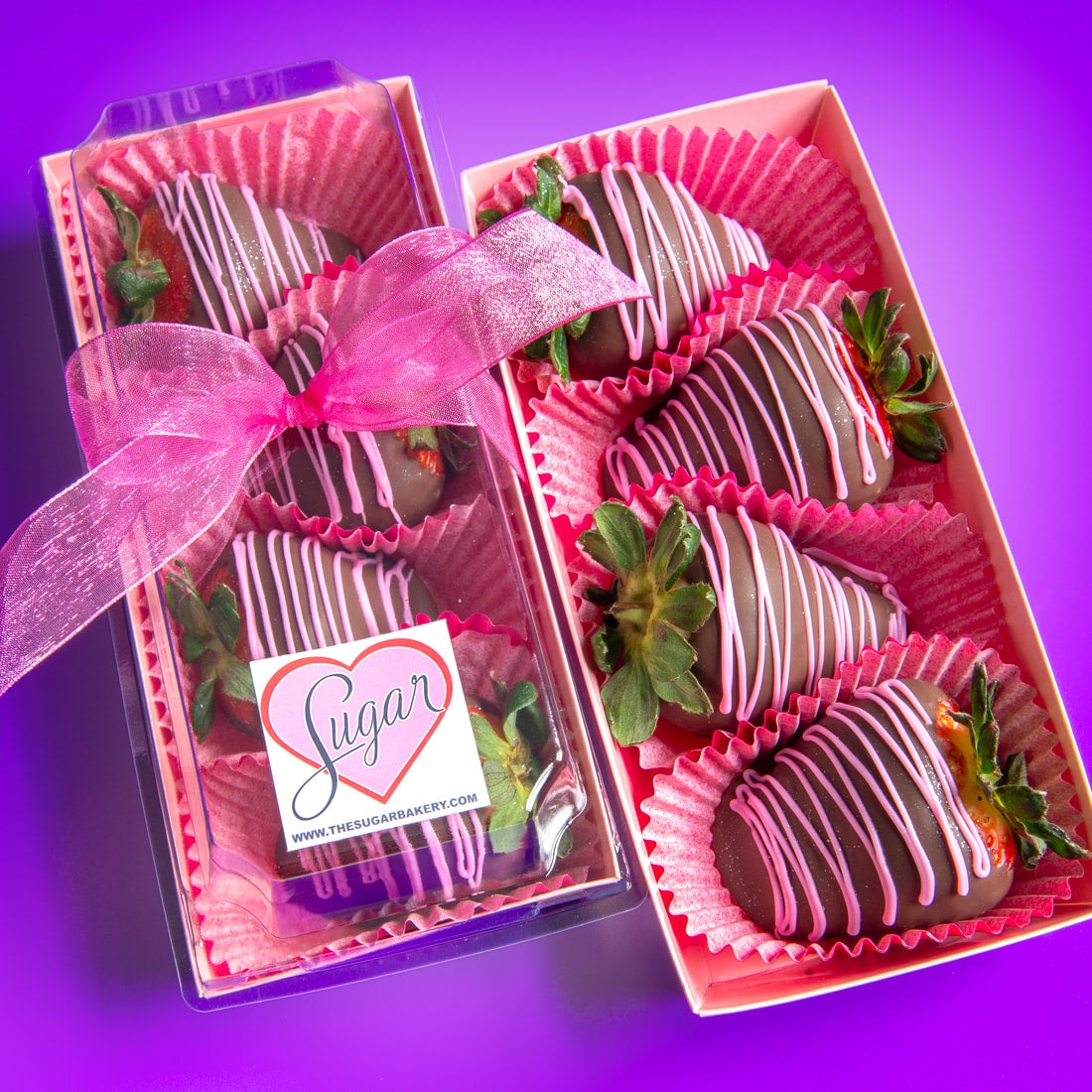 Chocolate Covered Strawberry Gift Box | The Sugar Bakery